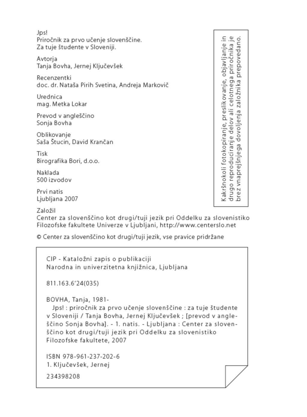 Center za slovenščino kot drugi in tuji jezik